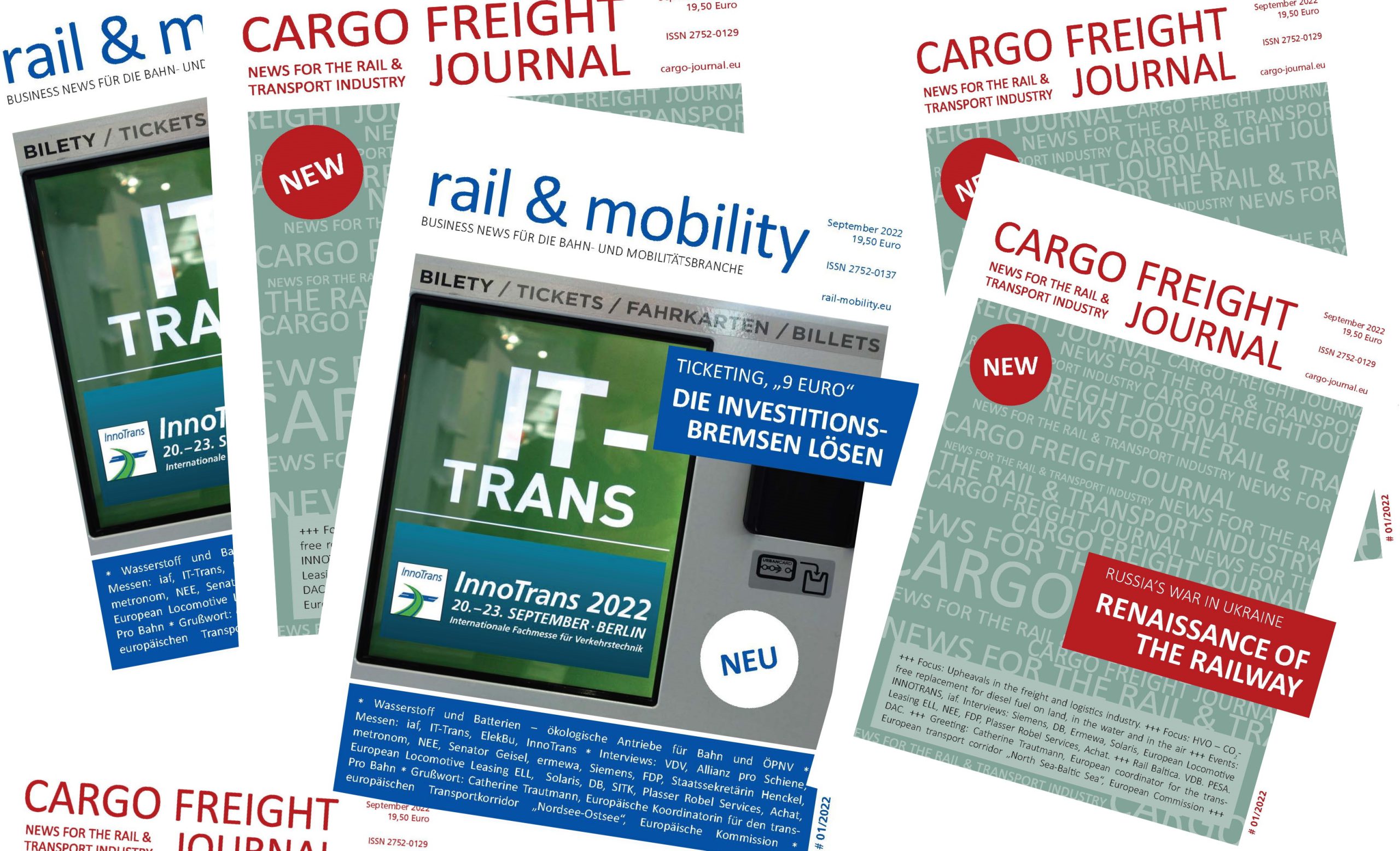 rail & mobility et CARGO FREIGHT JOURNAL : Nouveaux magazines pour l'industrie de la mobilité ...